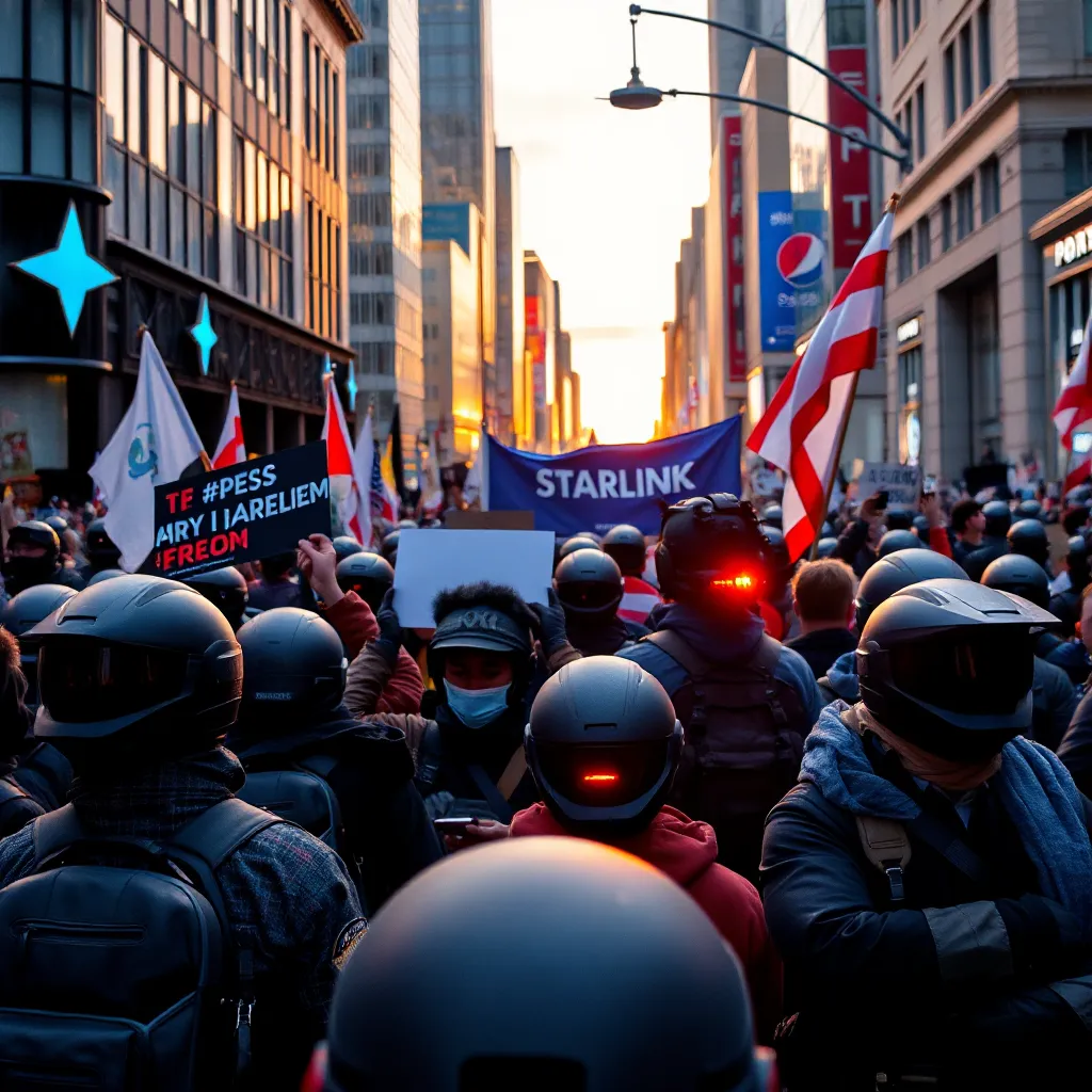 Mass Protests in City: The Role of Helium and Starlink | CoinDailies